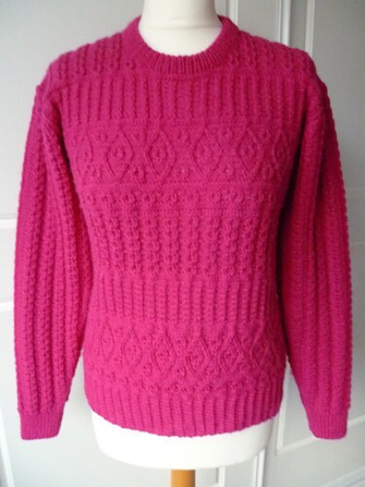 Uschi Pink DK yarn - Doulton Border Leicester Yarn